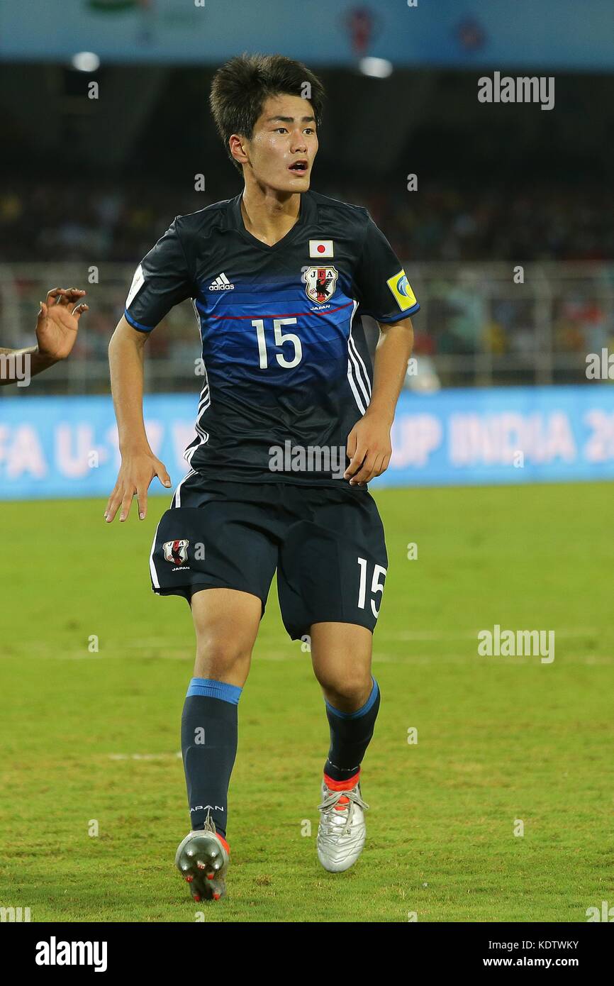 Kolkata, India. 14th Oct, 2017. Seiya Baba (JPN) Football/Soccer : FIFA ...