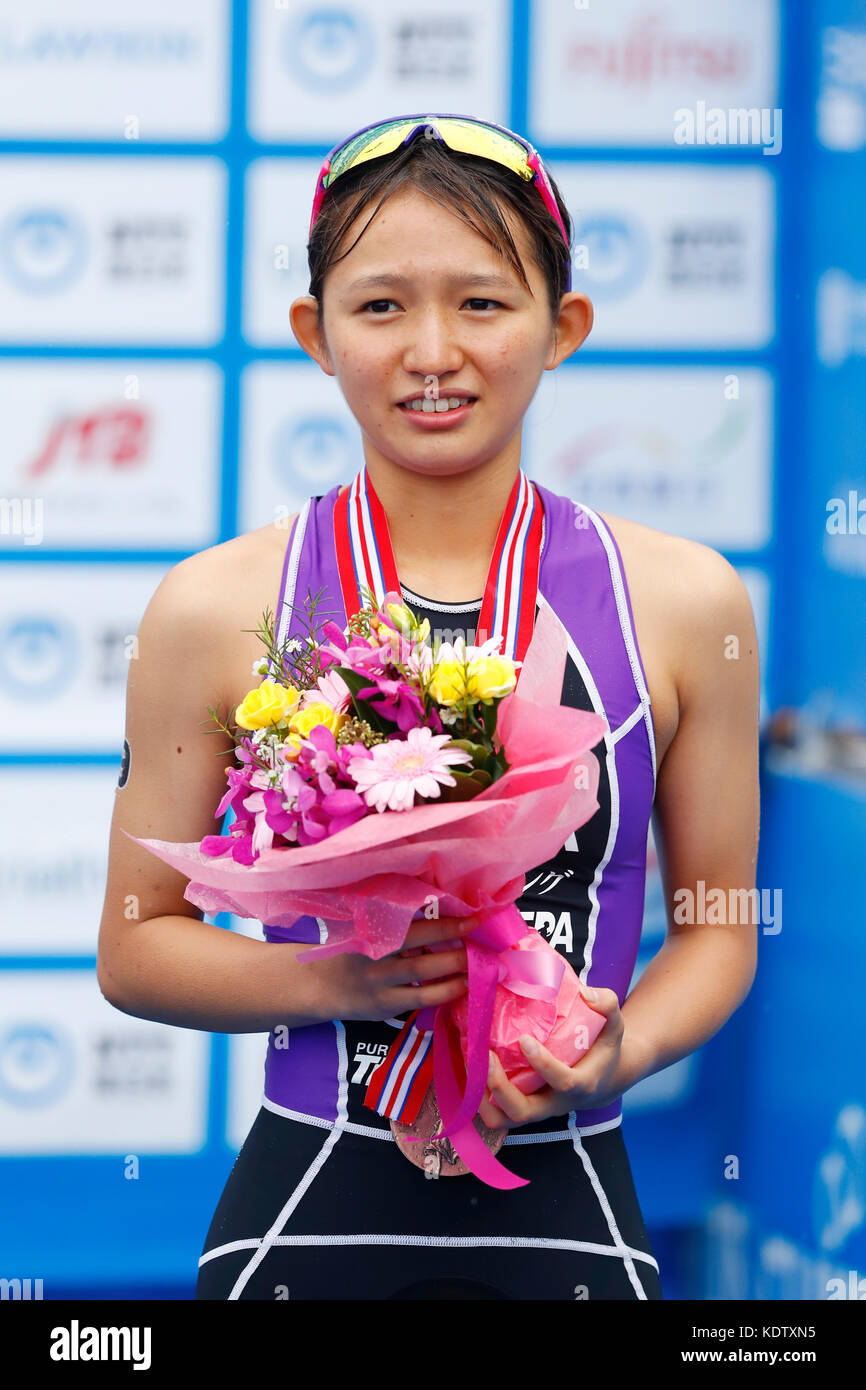 Odaiba, Tokyo, Japan. 15th Oct, 2017. Fuka Sega Triathlon : The 23rd ...