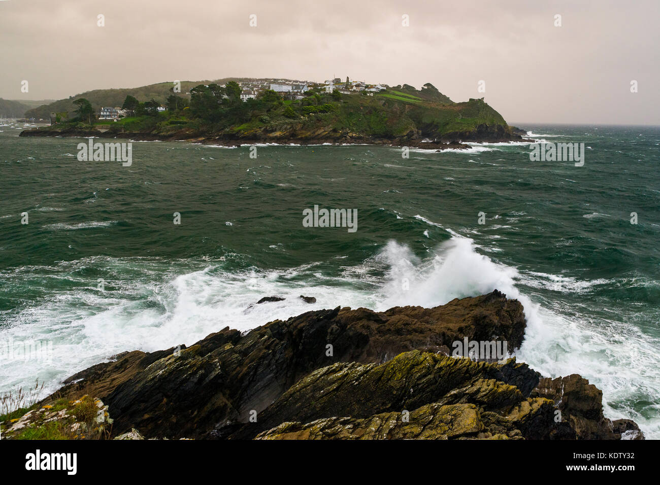 Cornwall, UK. 16th Oct, 2017. UK Weather. Storm Ophelia from St ...