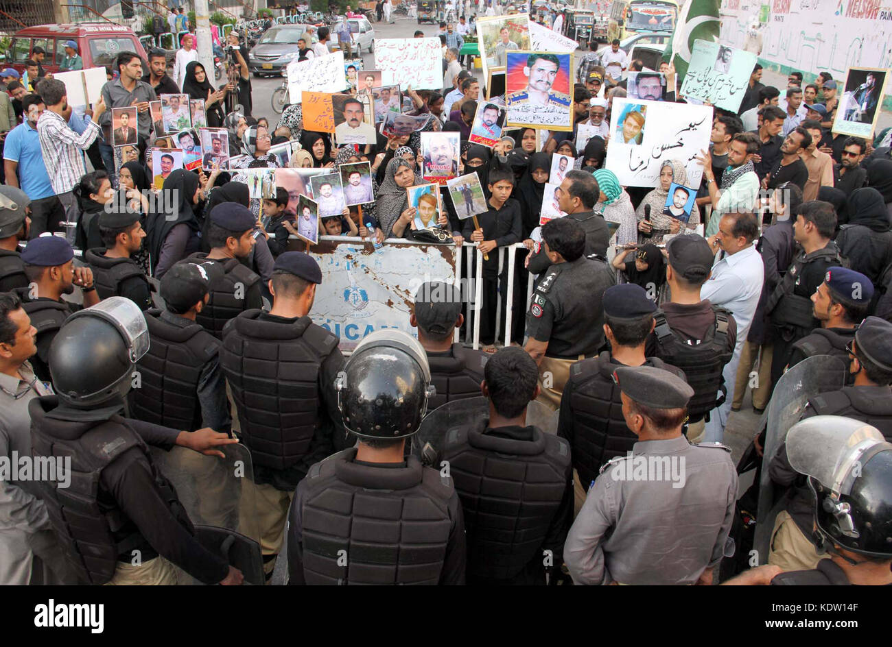Relatives of Shia Missing Persons are holding protest demonstration ...