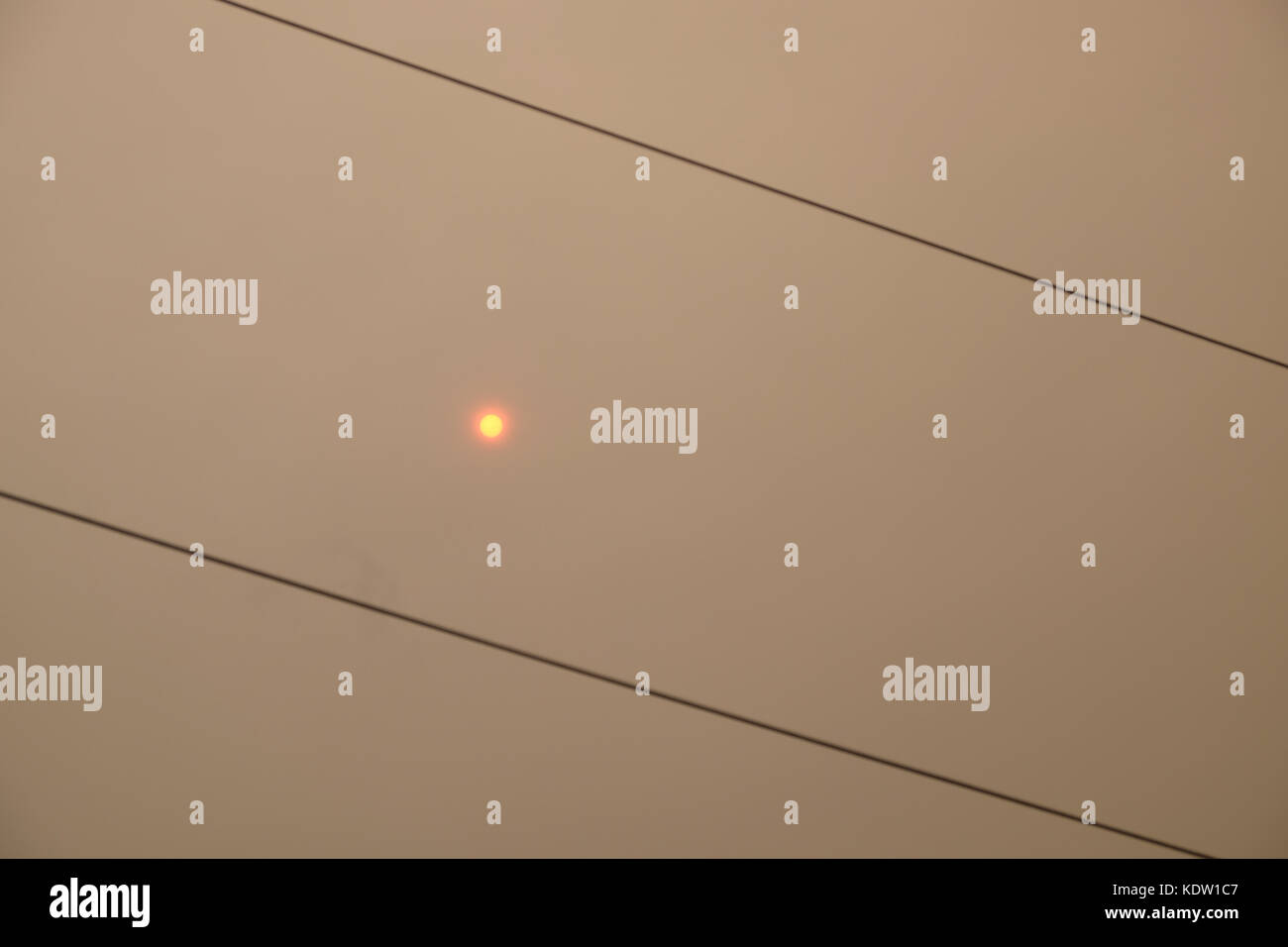 sun obscured by sand and dust Stock Photo - Alamy