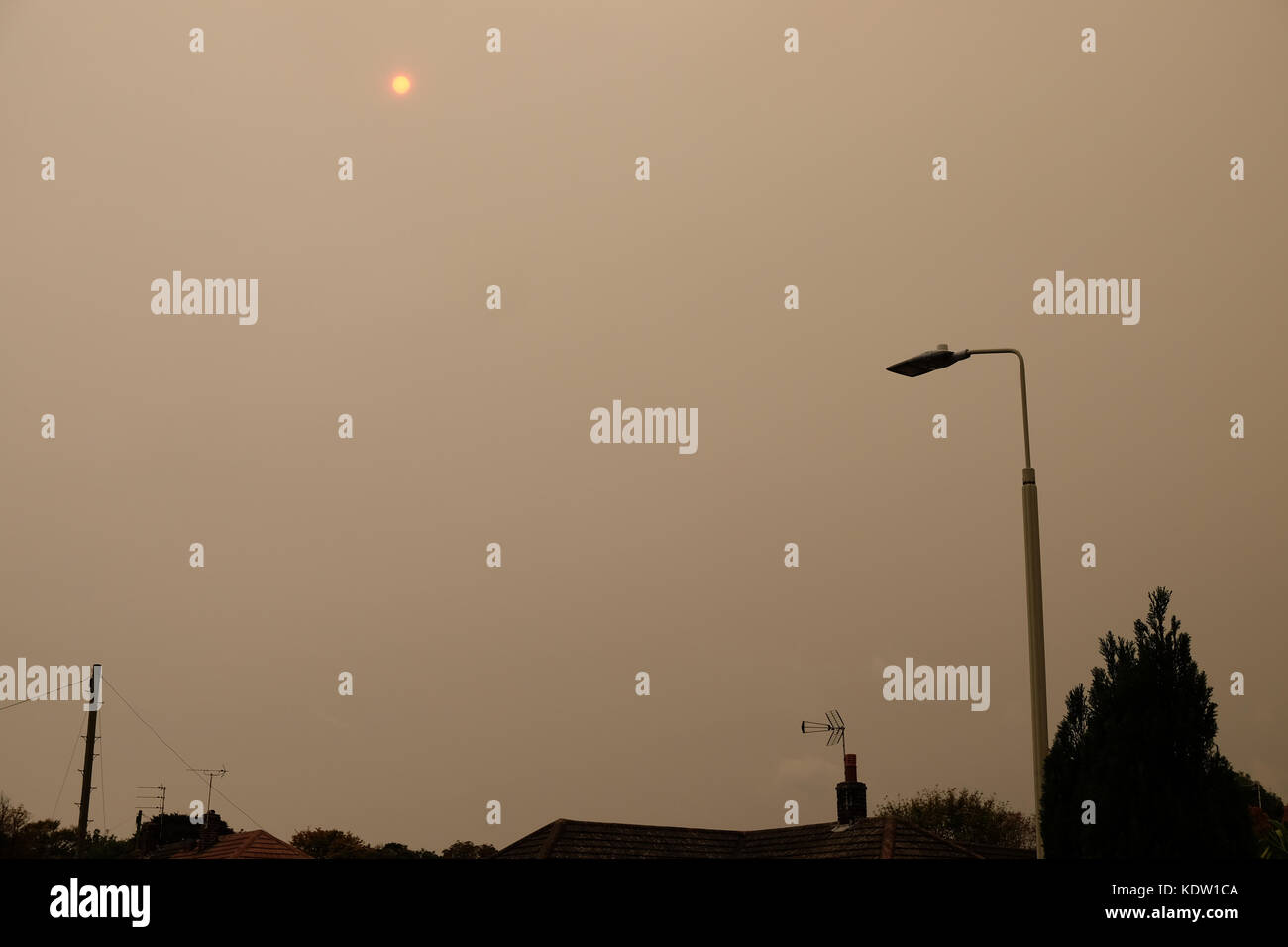 sun obscured by sand and dust Stock Photo - Alamy