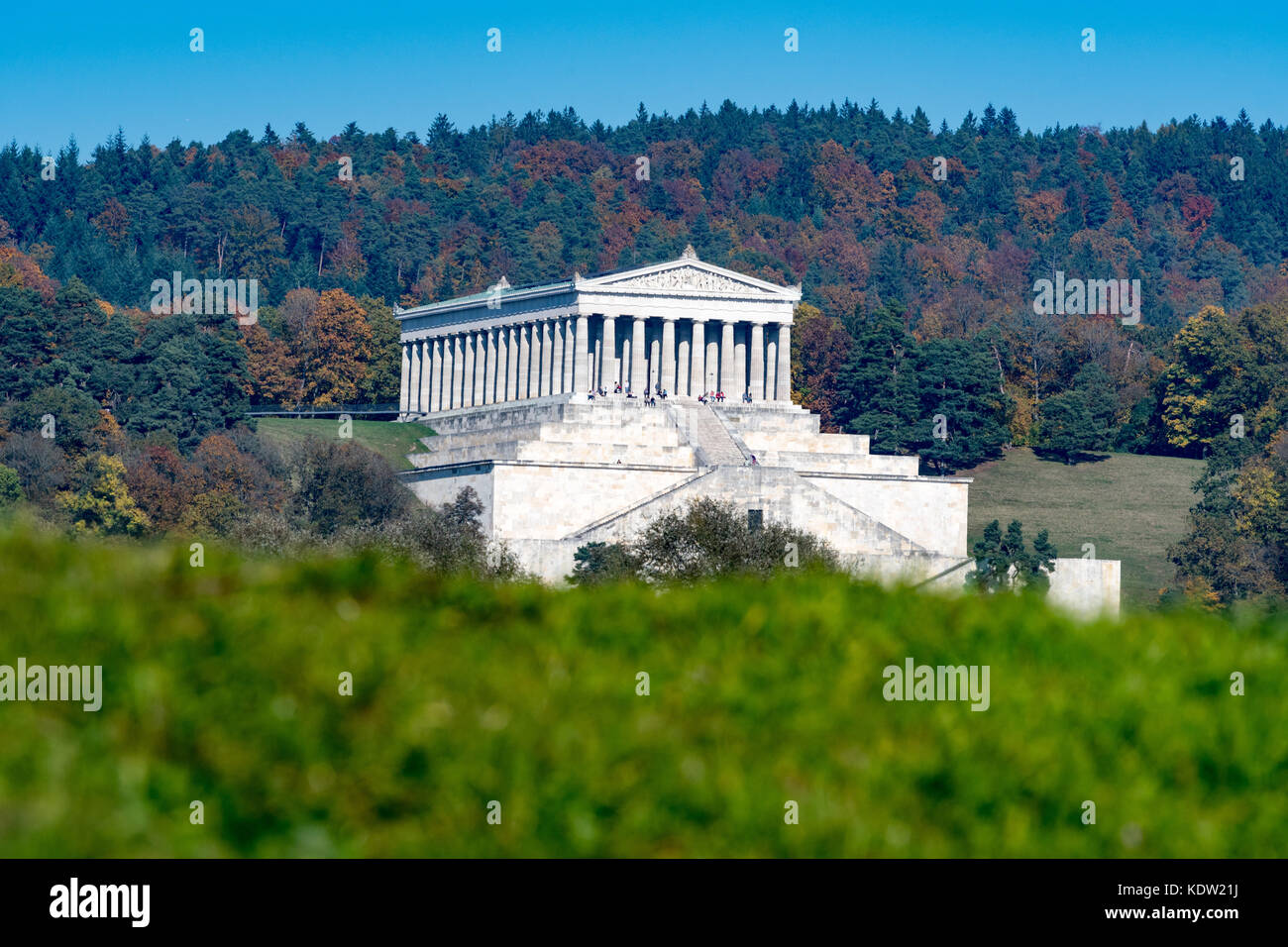 Donaustauf, Germany. 16th Oct, 2017. The Valhalla pictured in ...