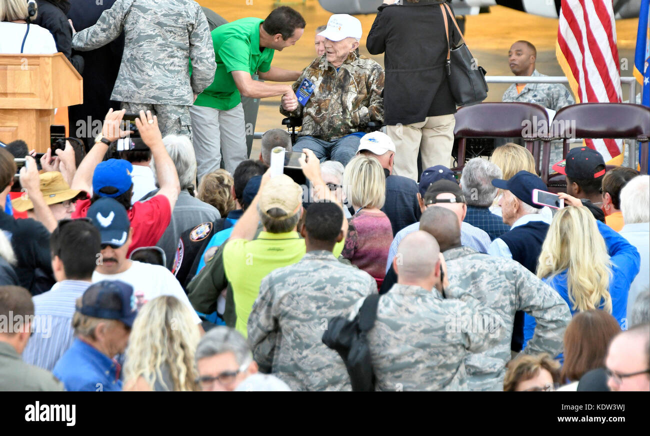 Oct 13,2017. Edwards AFB, CA. (Ret) Major General Chuck Yeager 94, who ...