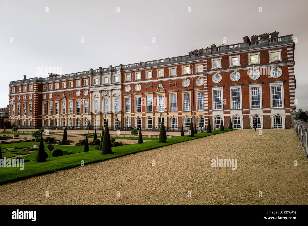 Magnificent Hampton Court Palace in two distinct contrasting ...