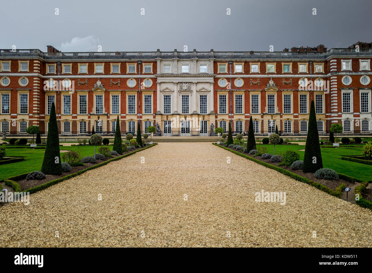 Magnificent Hampton Court Palace in two distinct contrasting ...