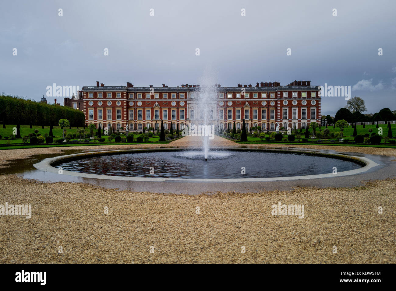 Magnificent Hampton Court Palace in two distinct contrasting ...