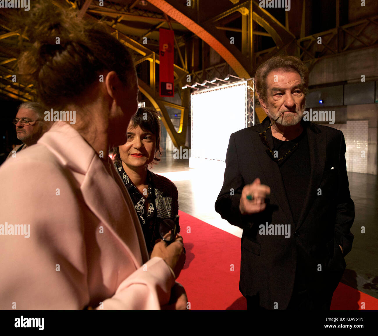 Lyon, France. 14th Oct, 2017. French singer and actor Eddy Mitchell ...