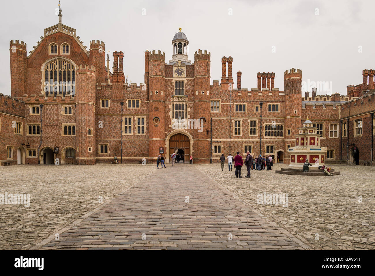 Magnificent Hampton Court Palace in two distinct contrasting ...