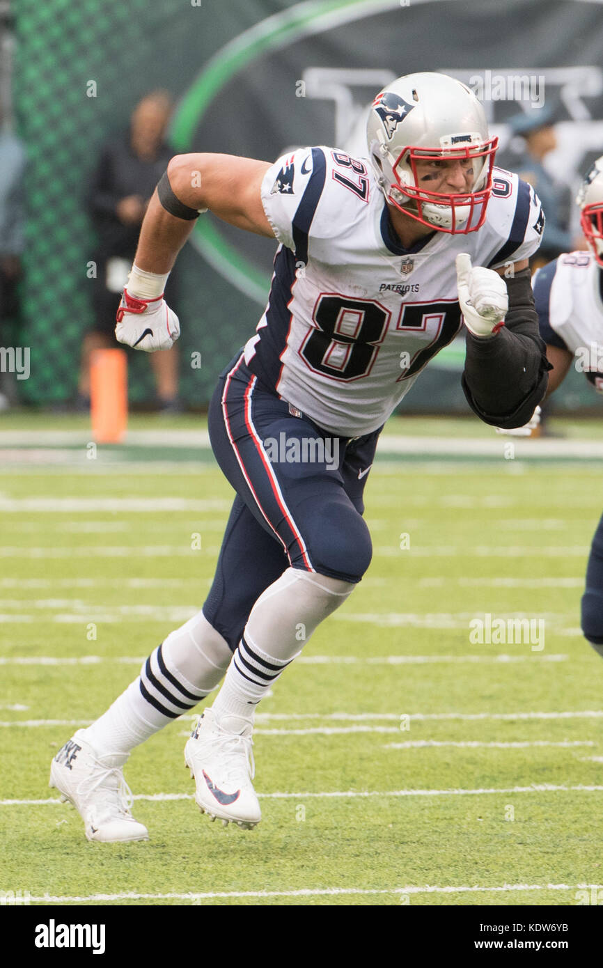 East Rutherford, New Jersey, USA. 15th Oct, 2017. New England Patriots ...