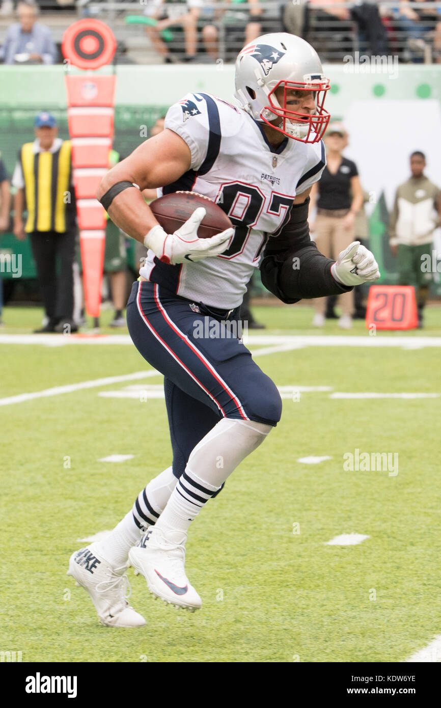 East Rutherford, New Jersey, USA. 15th Oct, 2017. New England Patriots ...