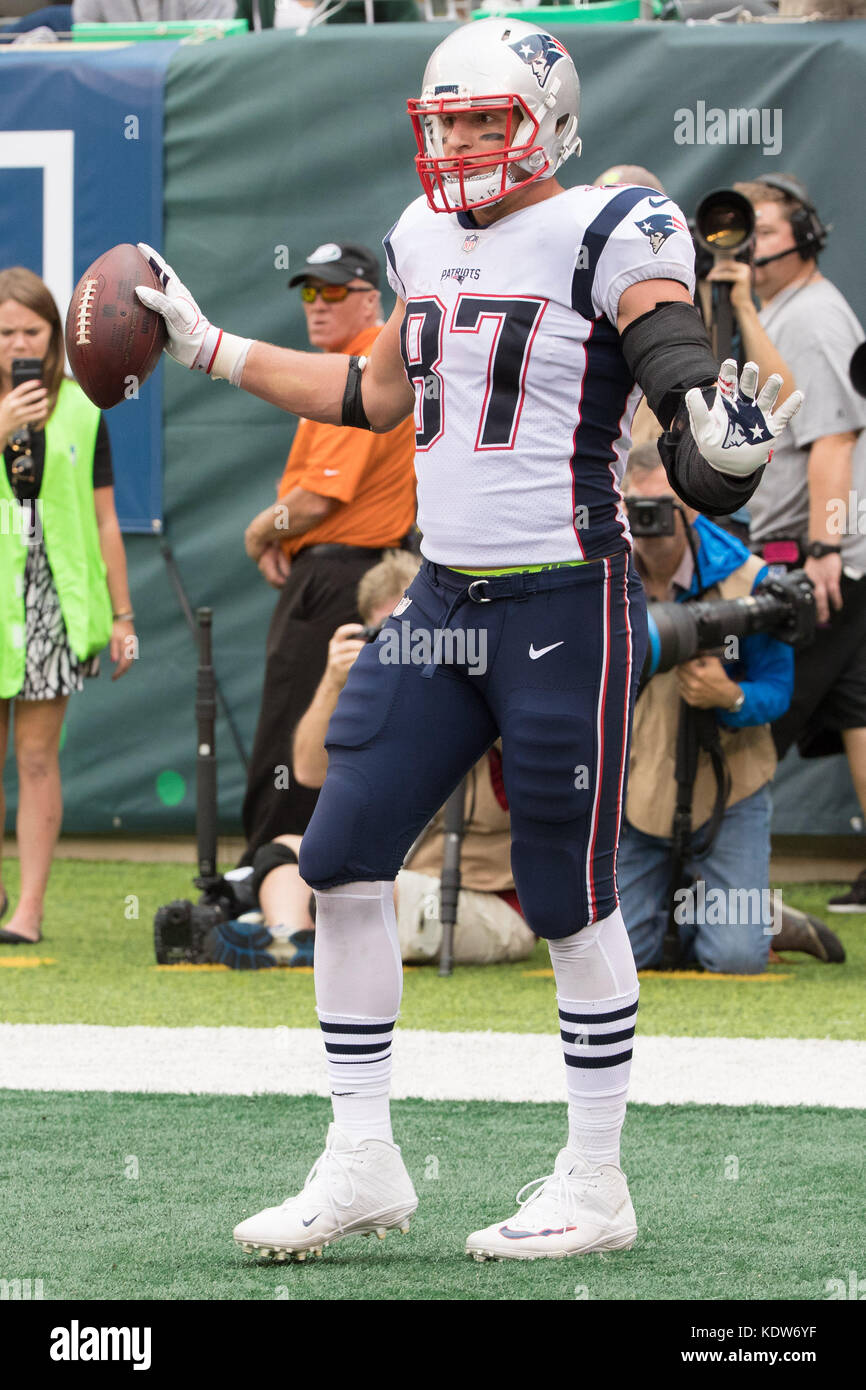 East Rutherford, New Jersey, USA. 15th Oct, 2017. New England Patriots ...