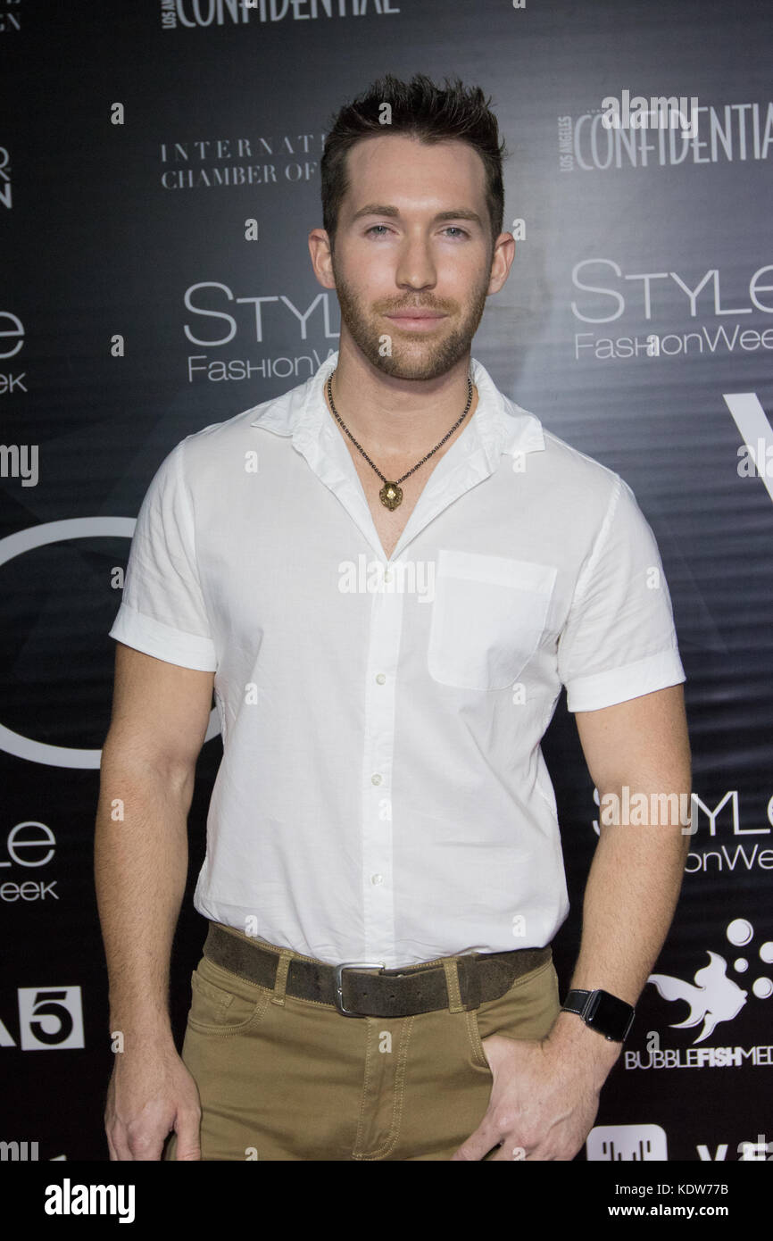 West Hollywood, California, USA. 15th October, 2017. Actor Jake Parrish ...