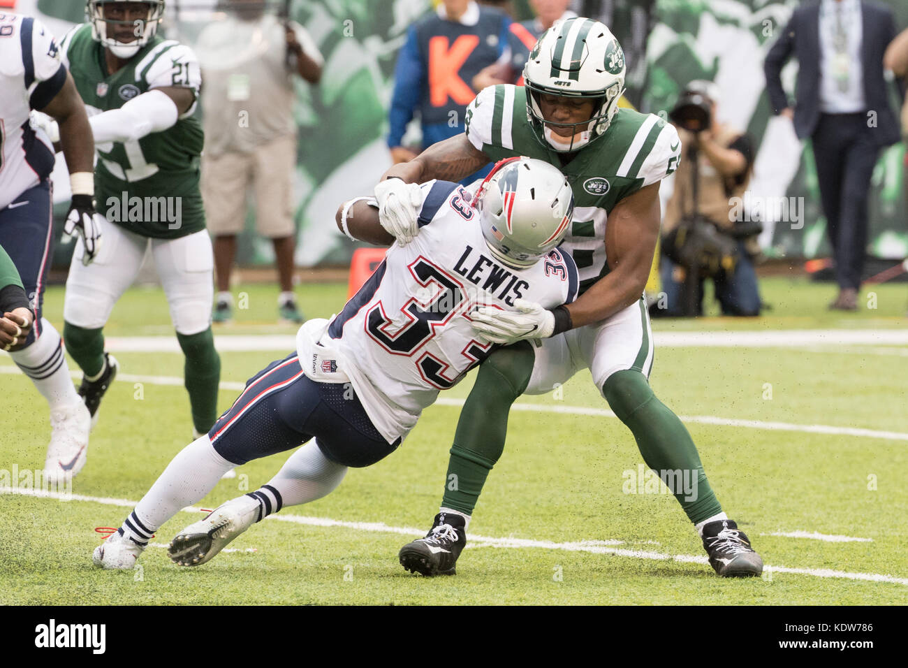 East Rutherford, New Jersey, USA. 15th Oct, 2017. New York Jets ...