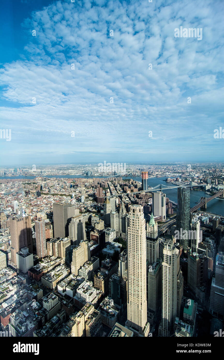 One world trade center aerial view hi-res stock photography and images ...