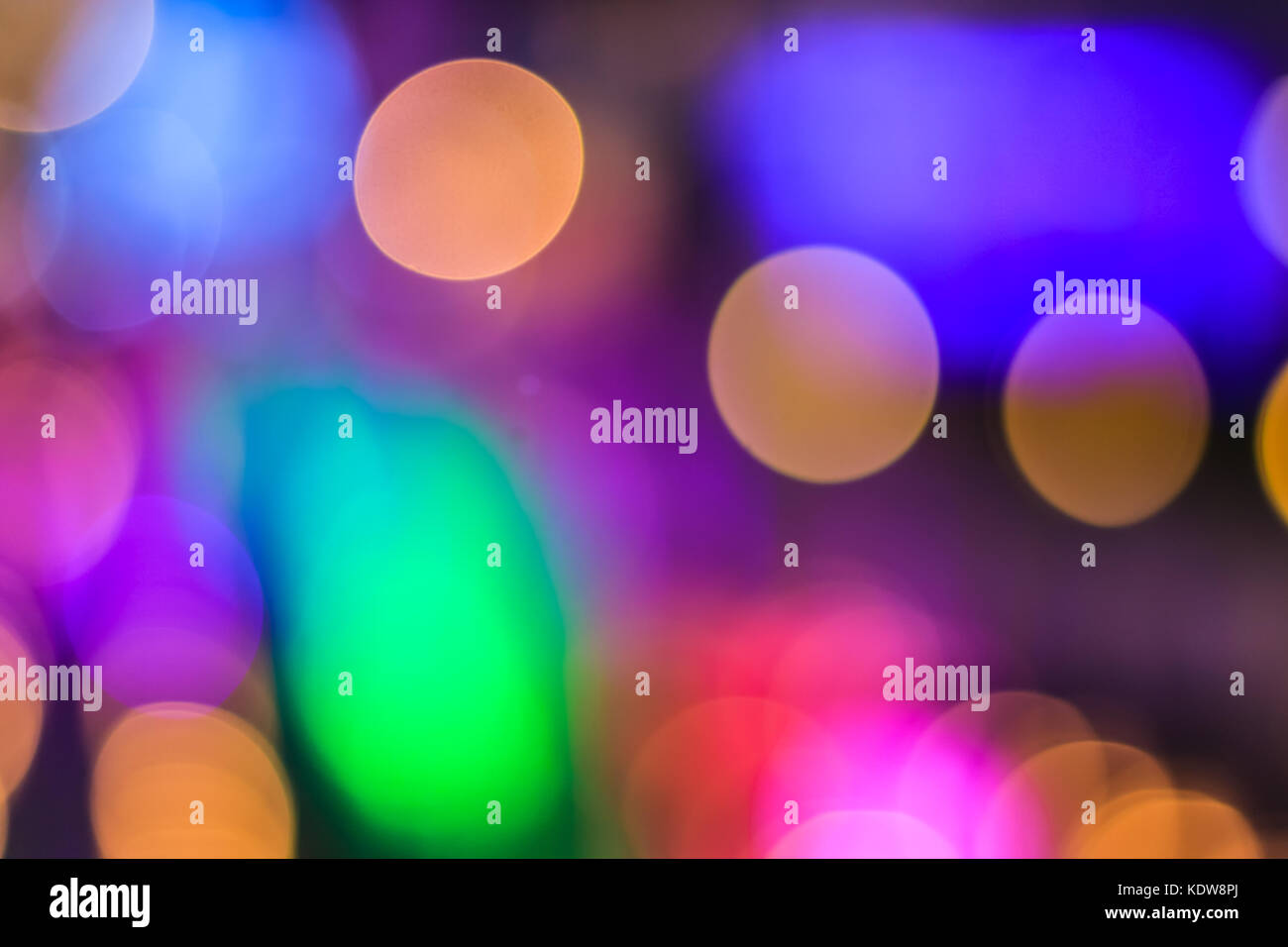 Light or Bokeh light at night Stock Photo - Alamy