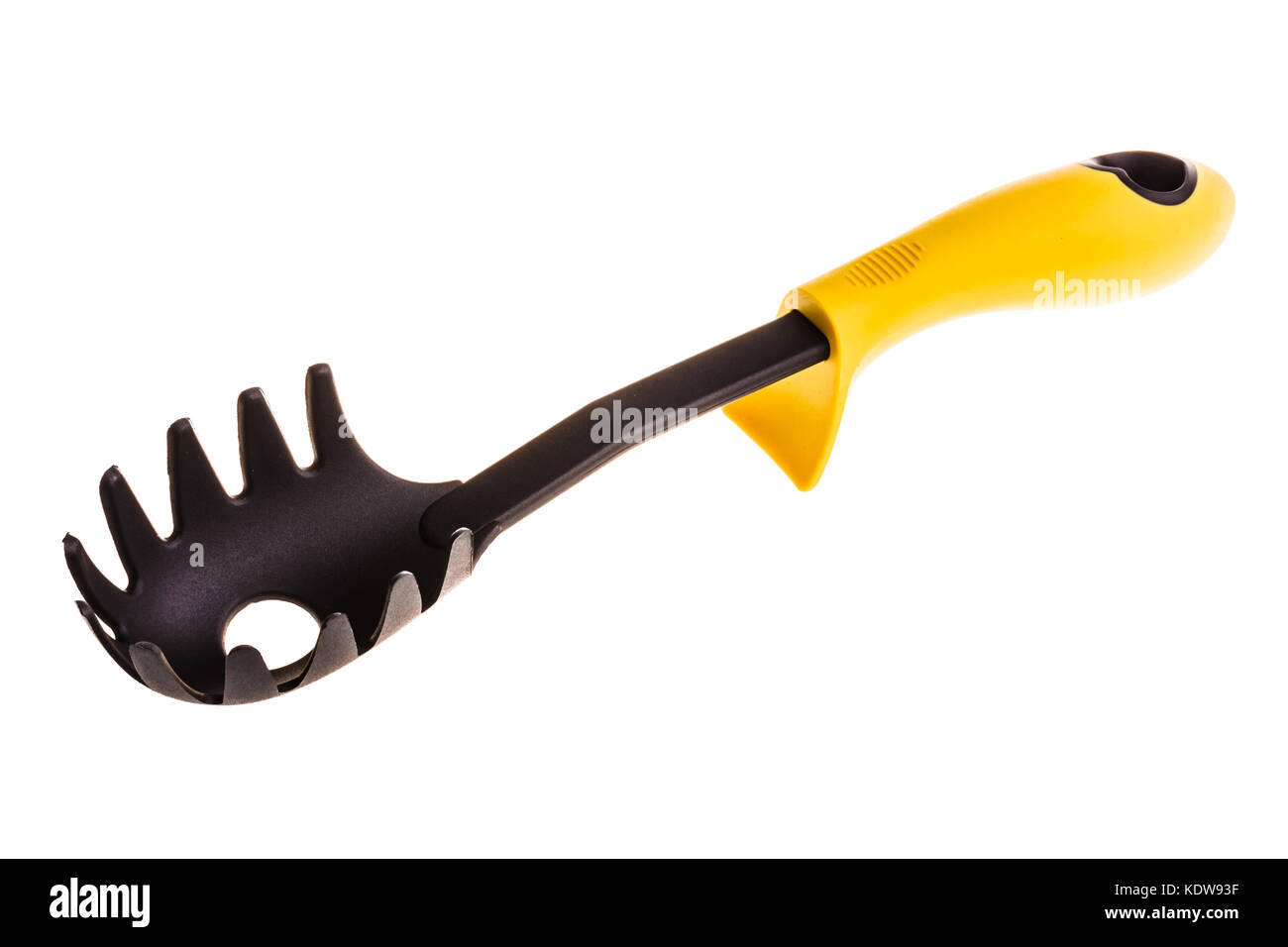 spaghetti draining utensil isolated on white Stock Photo - Alamy