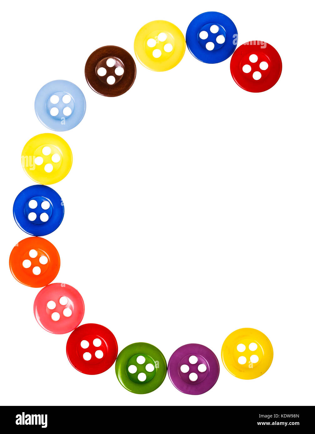 alphabet "C" from button on the white Stock Photo - Alamy
