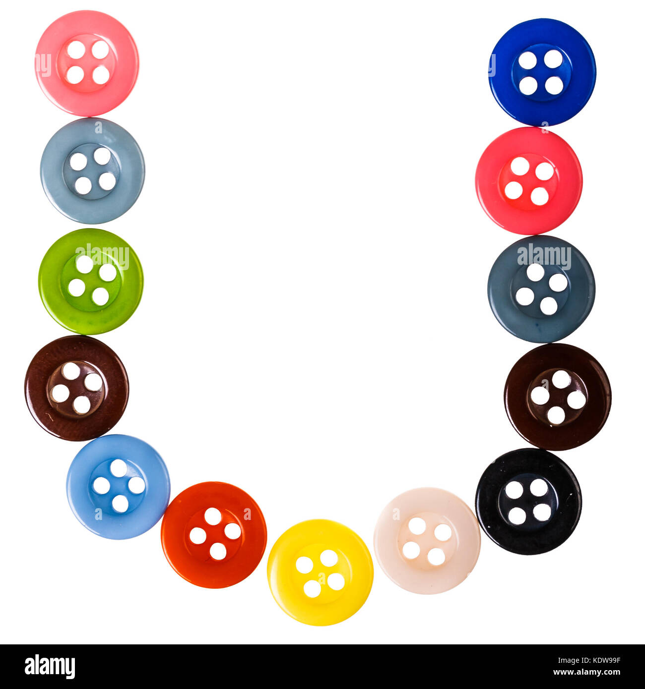 alphabet "U" from button on the white Stock Photo - Alamy