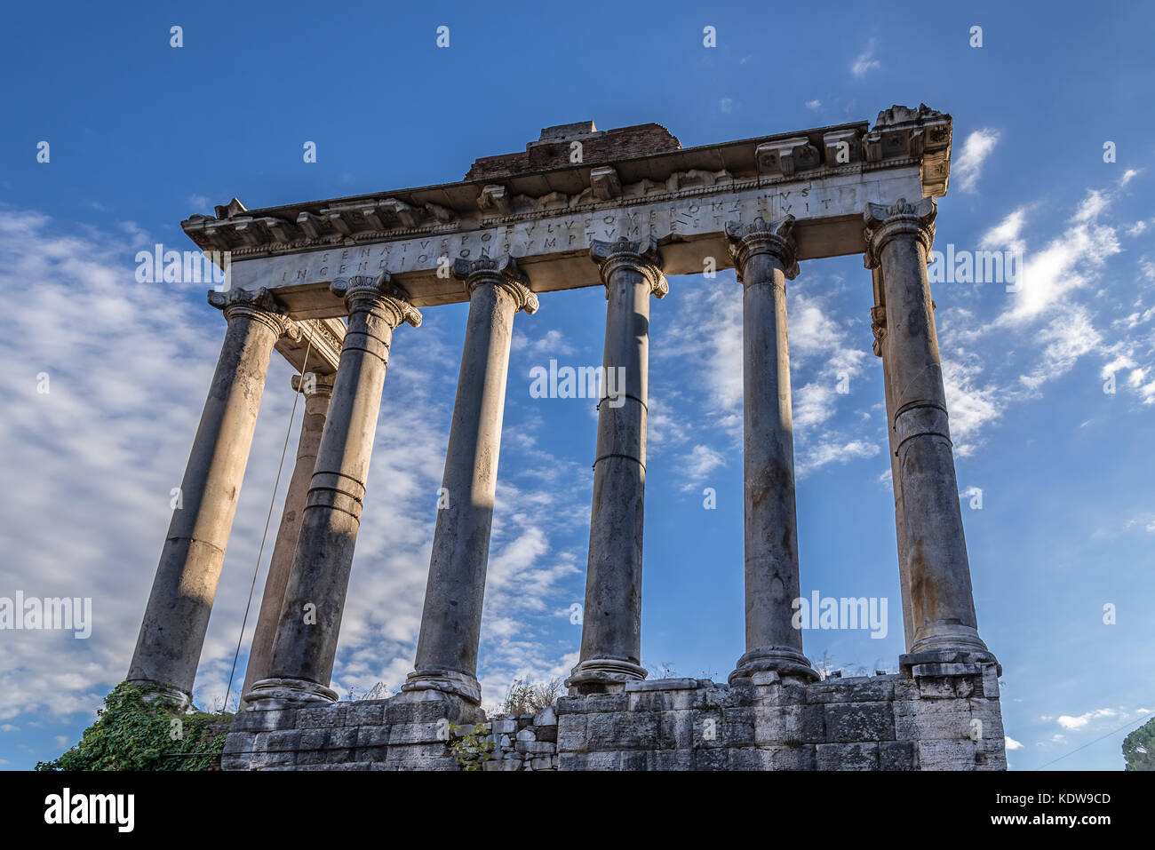 View of Forum of Rome Stock Photo - Alamy