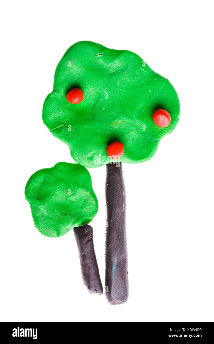 Tree from plasticine hi-res stock photography and images - Alamy