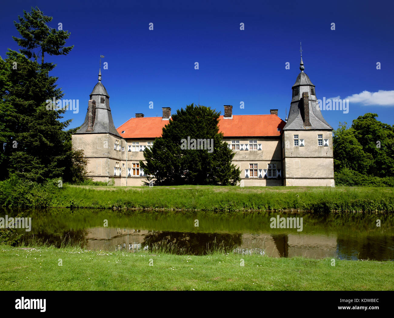 Water castle Westerwinkel, Ascheberg-Herbern, North Rhine-Westphalia ...