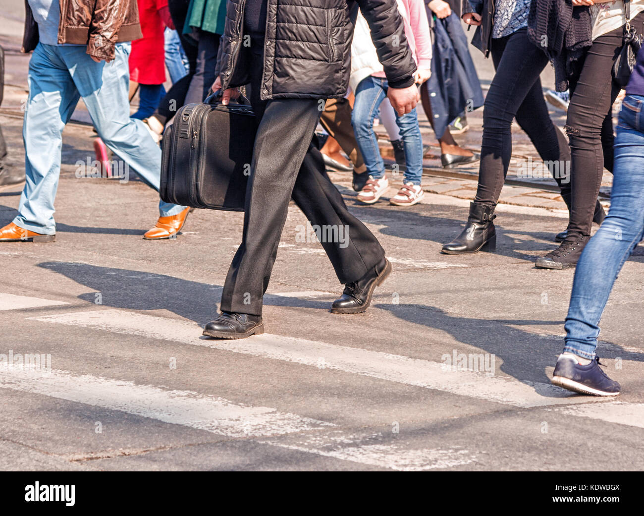 Pedestrian crossroad hi-res stock photography and images - Alamy