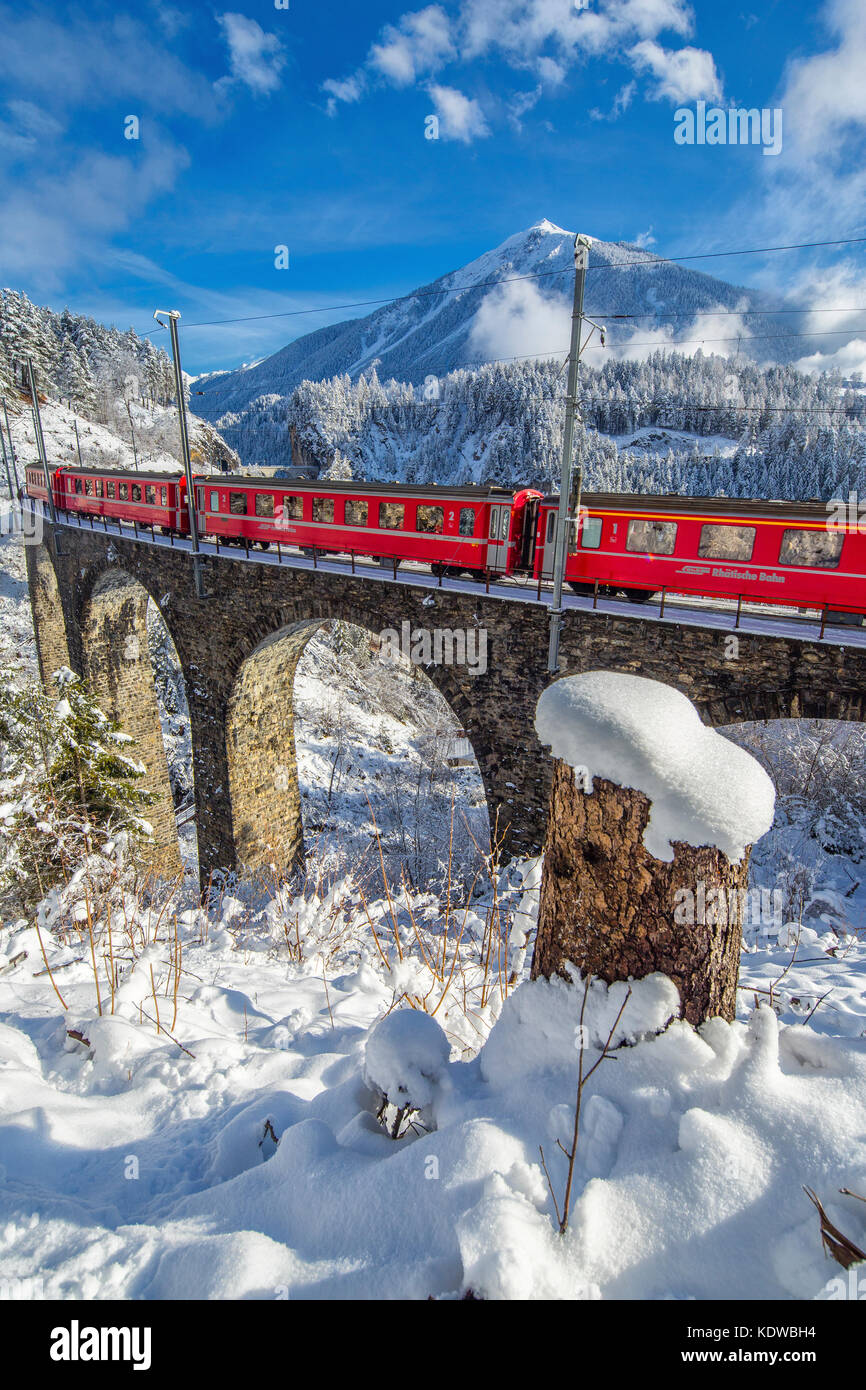 Bernina express winter hi-res stock photography and images - Alamy