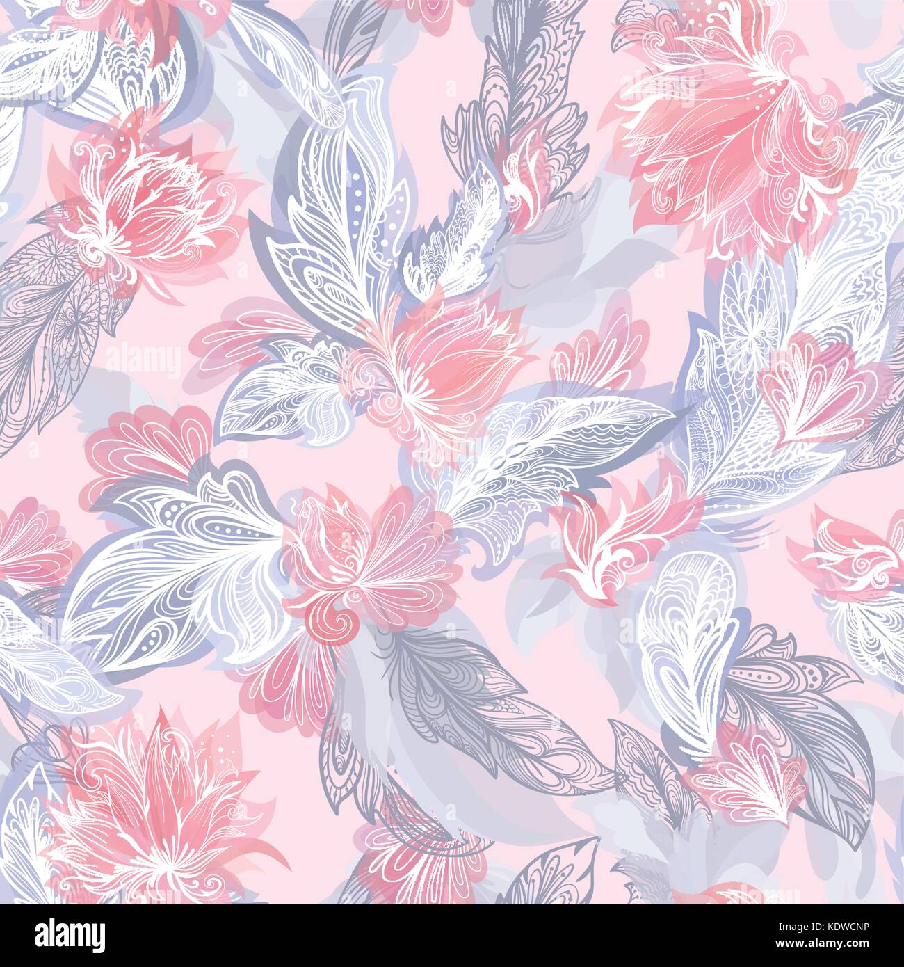 Soft Tribal Pattern Wallpaper