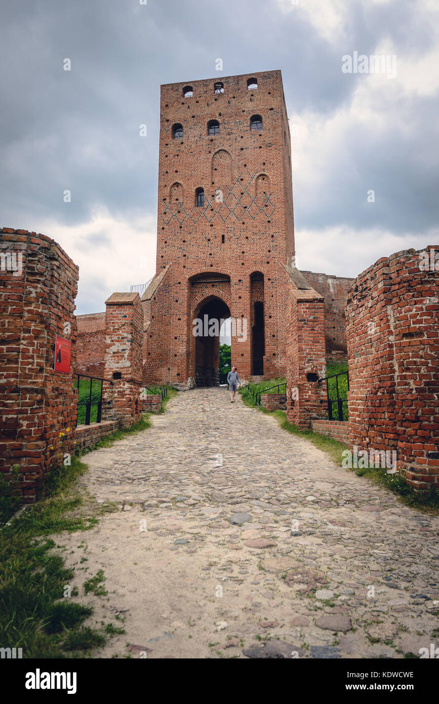 Poland czersk castle ruins hi-res stock photography and images - Alamy