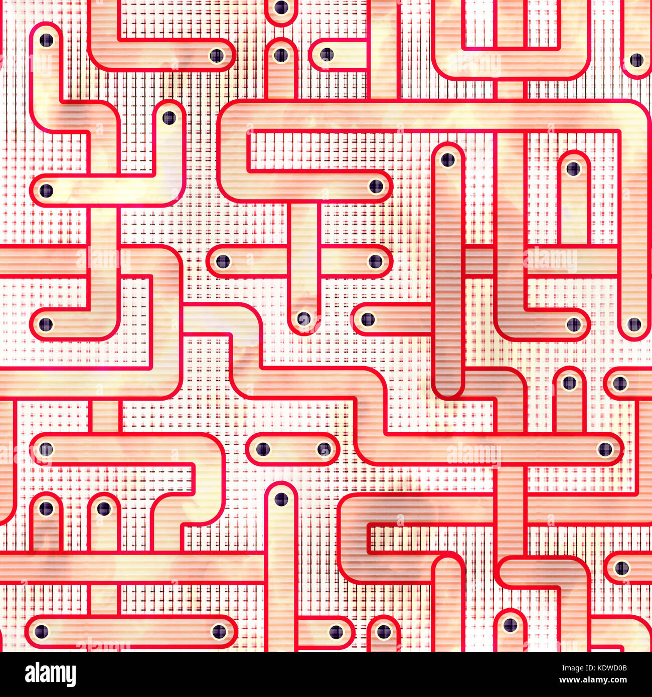Maze seamless pattern with colorful endless tiled labyrinth for fabric ...