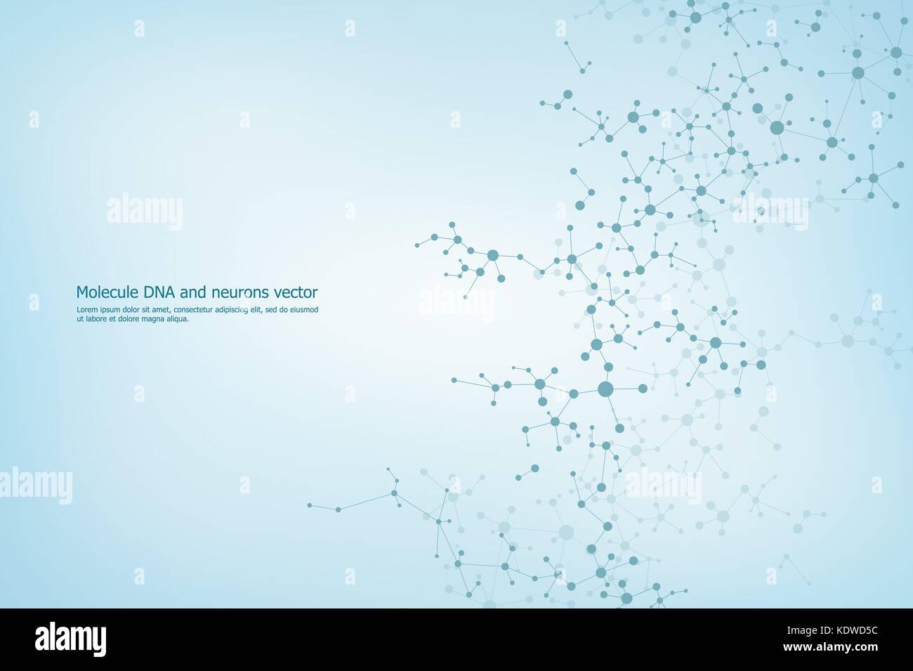 Abstract molecule background, genetic and chemical compounds, medical ...