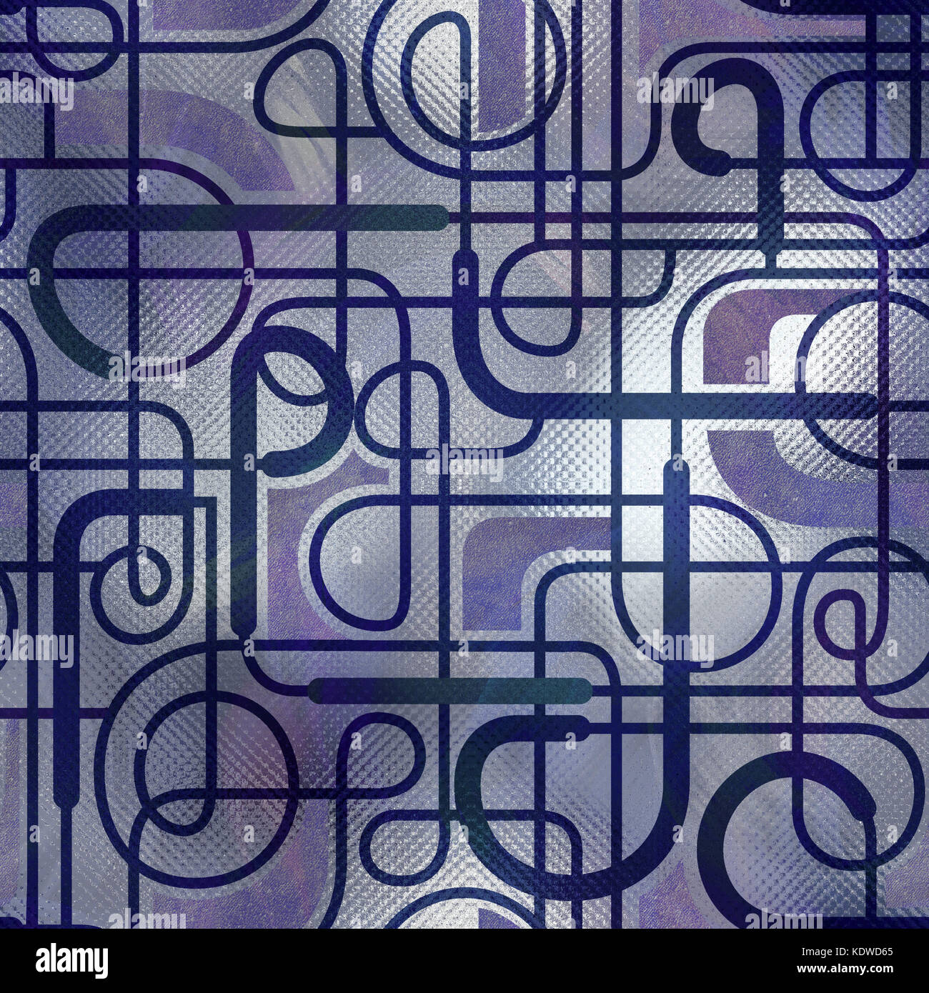 Seamless Blue Glass Texture