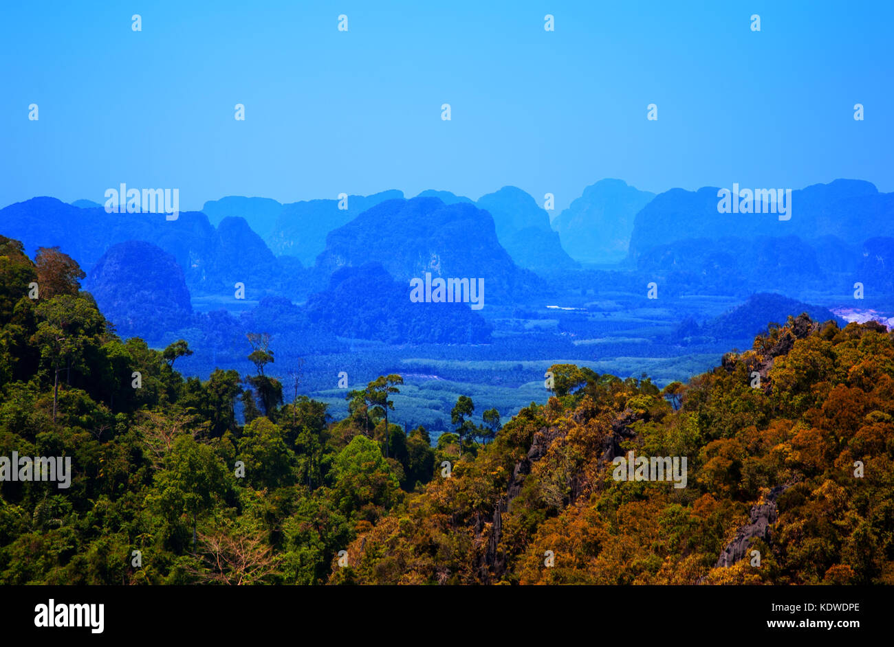Rock formations, Krabi province, Thailand Stock Photo - Alamy