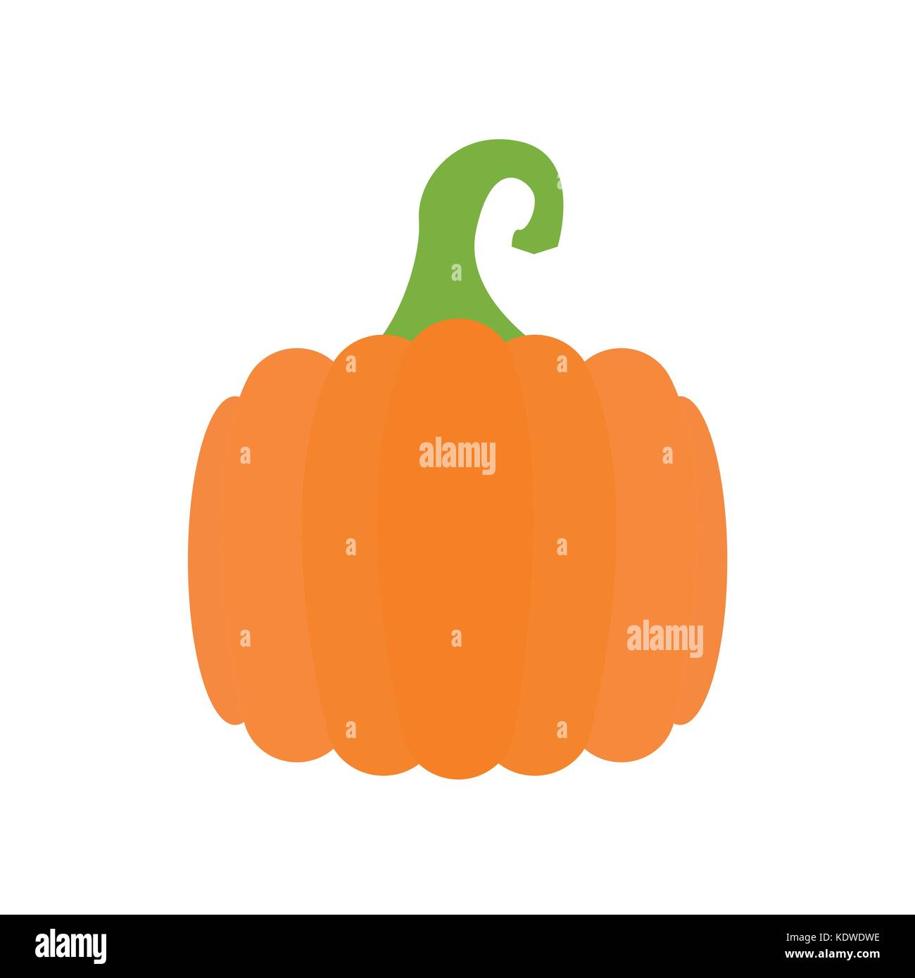 Simple Pumpkin Illustration Stock Vector Image & Art - Alamy