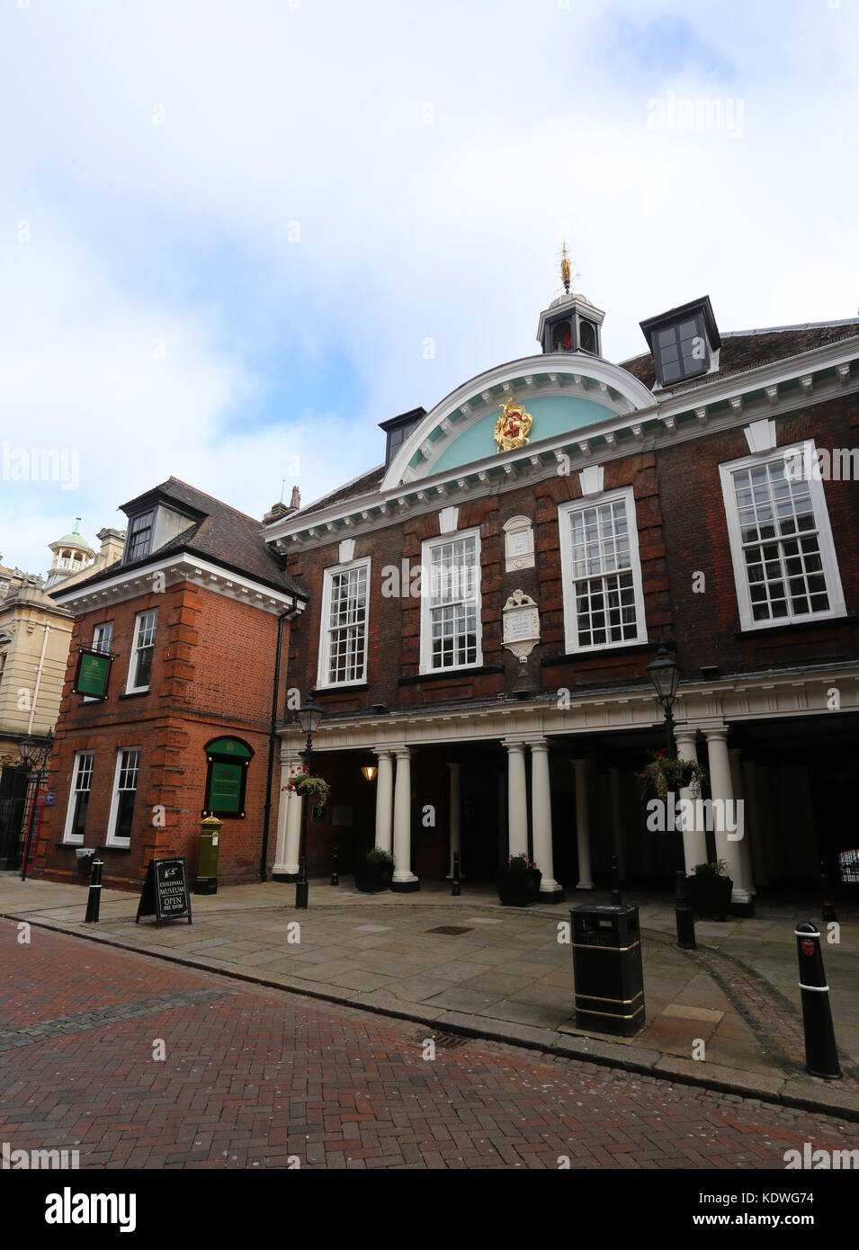 Exterior of Guildhall Museum Rochester Kent UK October 2017 Stock Photo ...