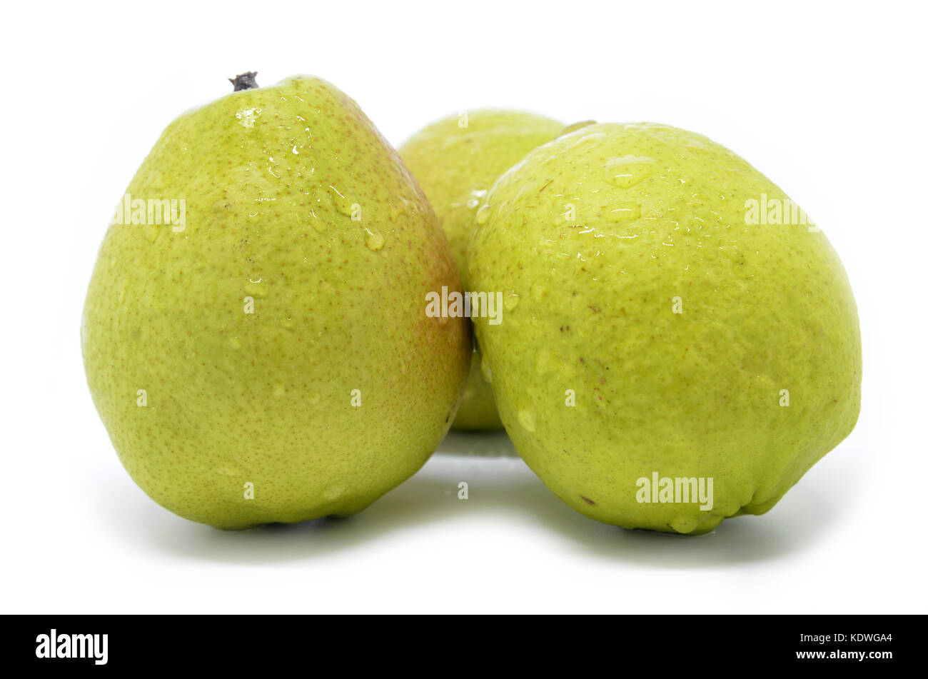 Chinese fragrant pear on white background, Fresh friut Stock Photo - Alamy