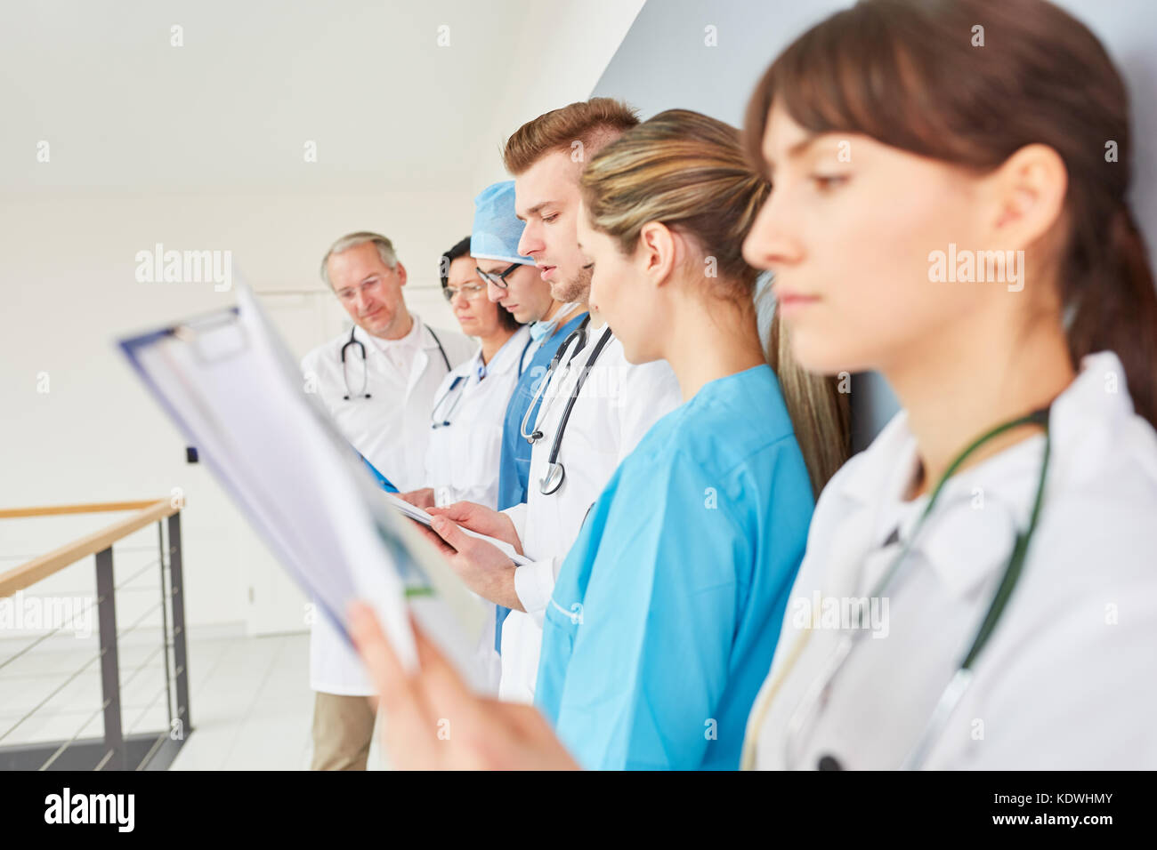 Medical school students training hi-res stock photography and images ...