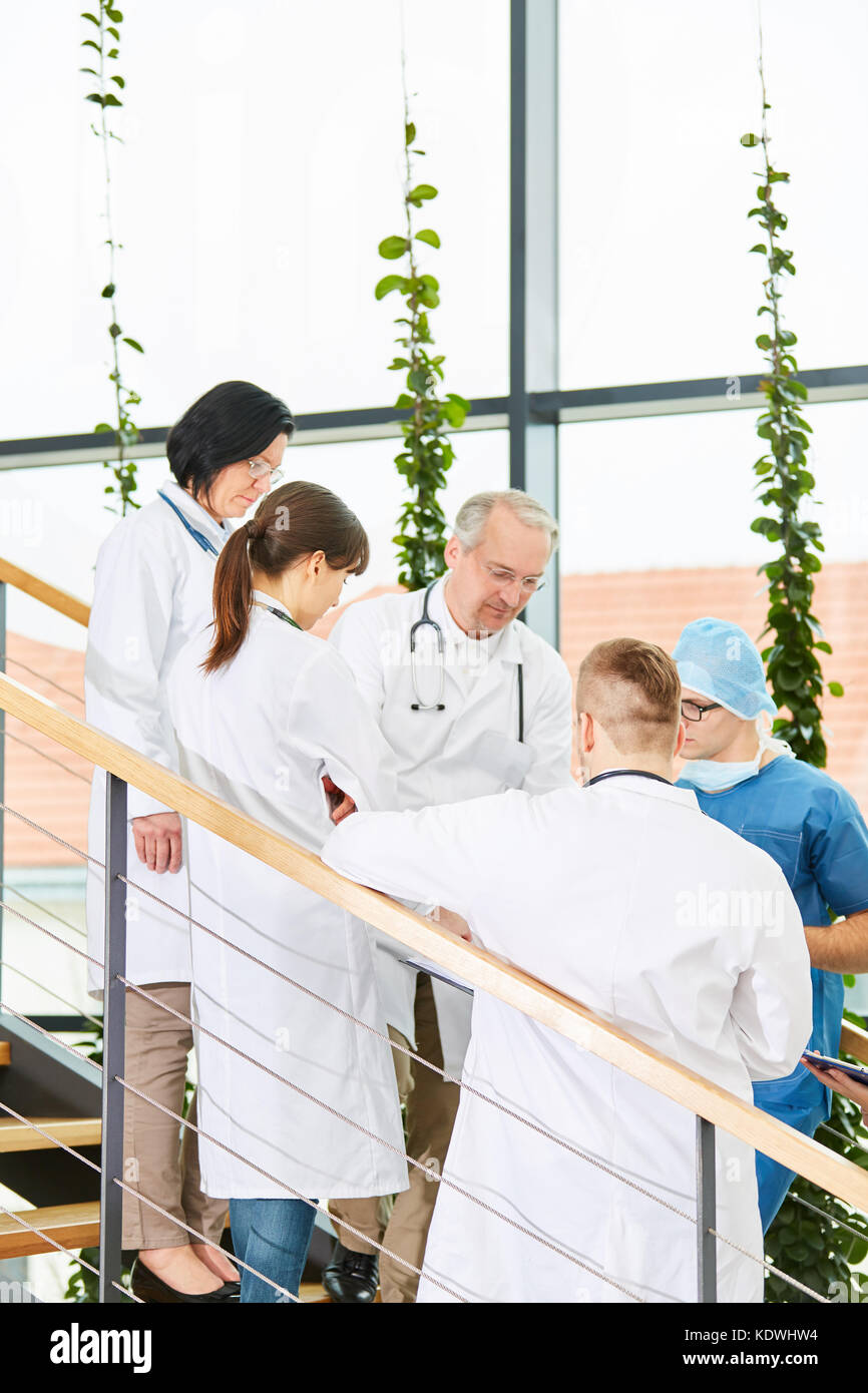 Clinic team of surgery doctors advice and plan as team Stock Photo - Alamy