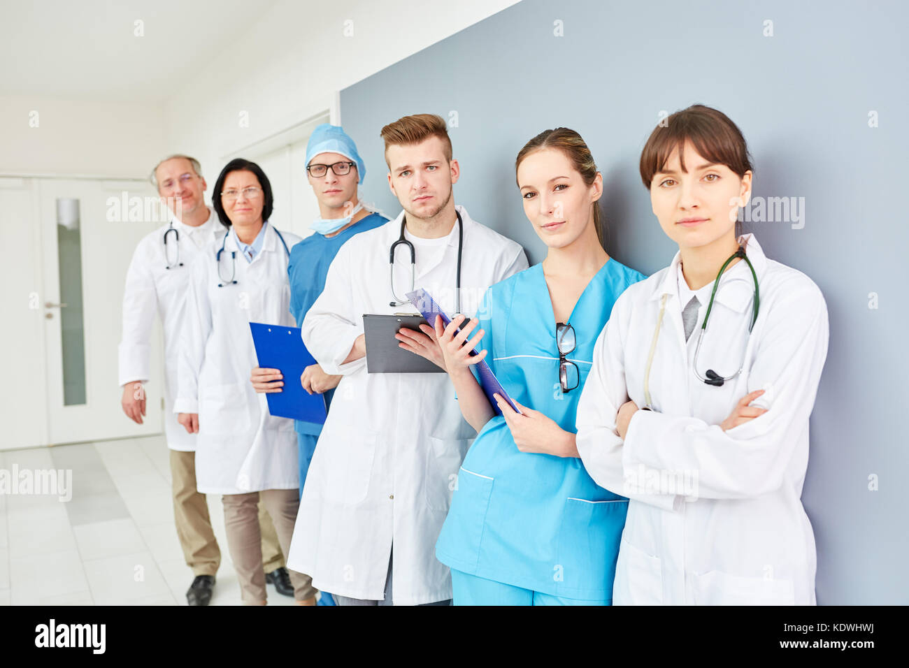 Team of doctors as group with competence in clinic or hospital Stock ...