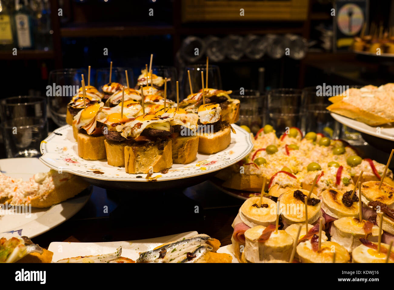 San Sebastian Pintxos Bar High Resolution Stock Photography and Images ...