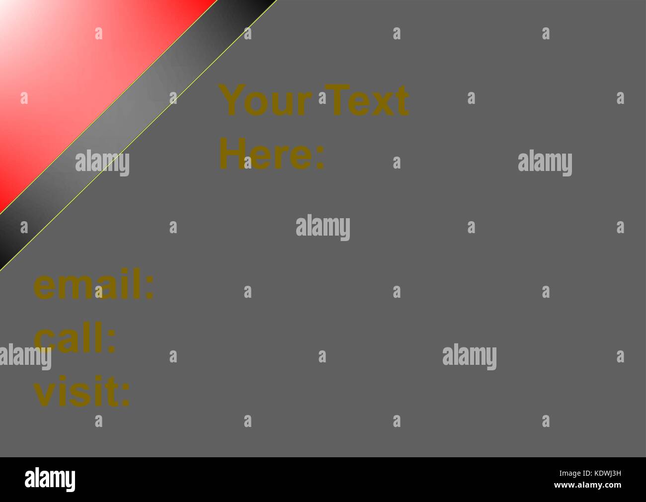 Red text black outline Stock Vector Images - Alamy