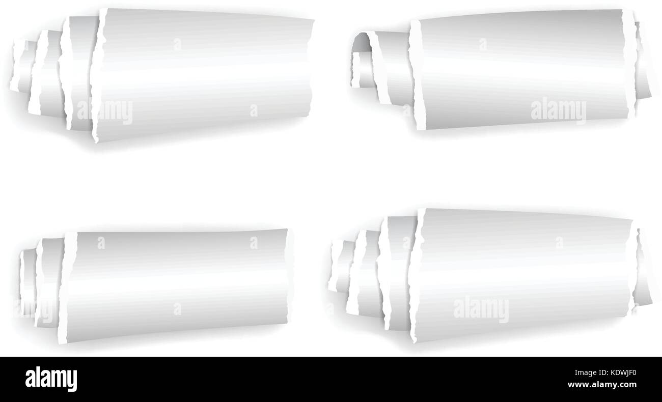 Curl rolled up Stock Vector Images - Alamy