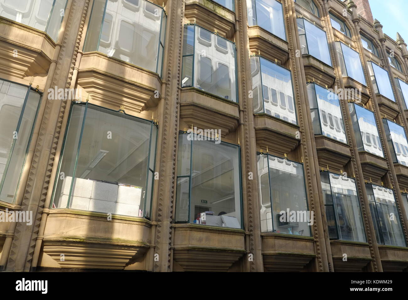 Oriel Chambers, Water Street, Liverpool. Modernist building with ...