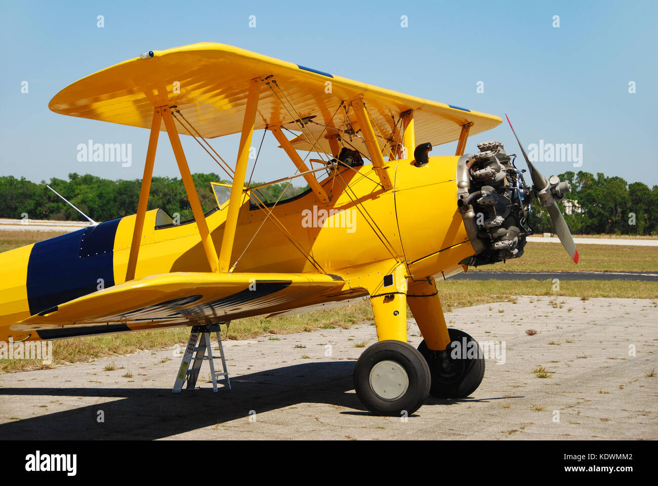 Classic biplane from the golden era of aviation Stock Photo - Alamy