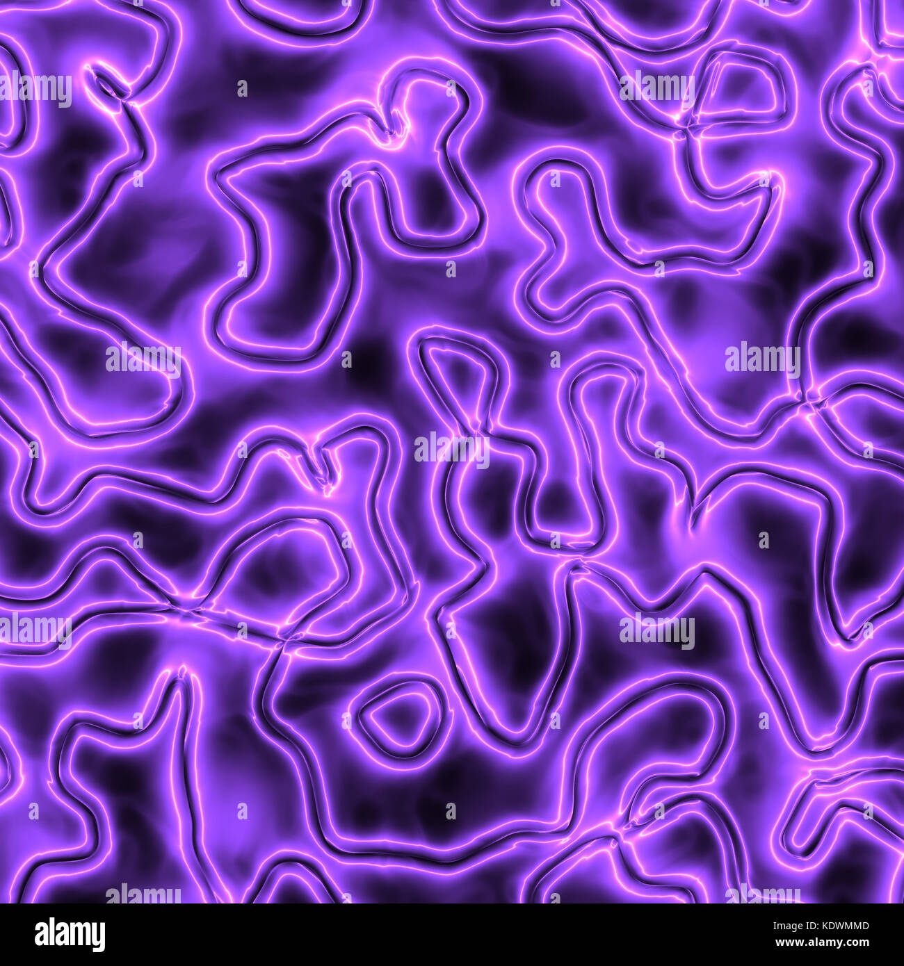 ABstract rendering of molecular magnetic field in purple color Stock ...