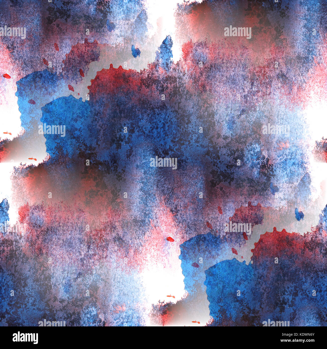 modern artist seamless blue, red watercolor wallpaper texture o Stock ...