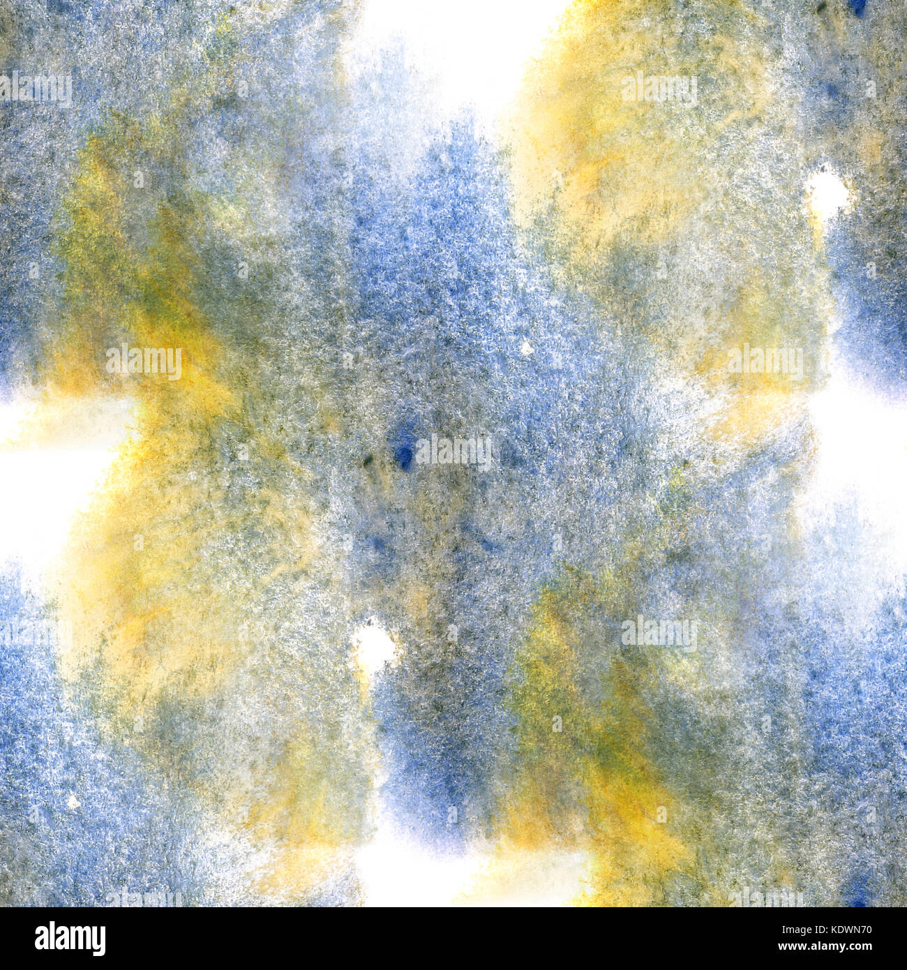 modern artist seamless blue, yellow watercolor wallpaper textur Stock ...