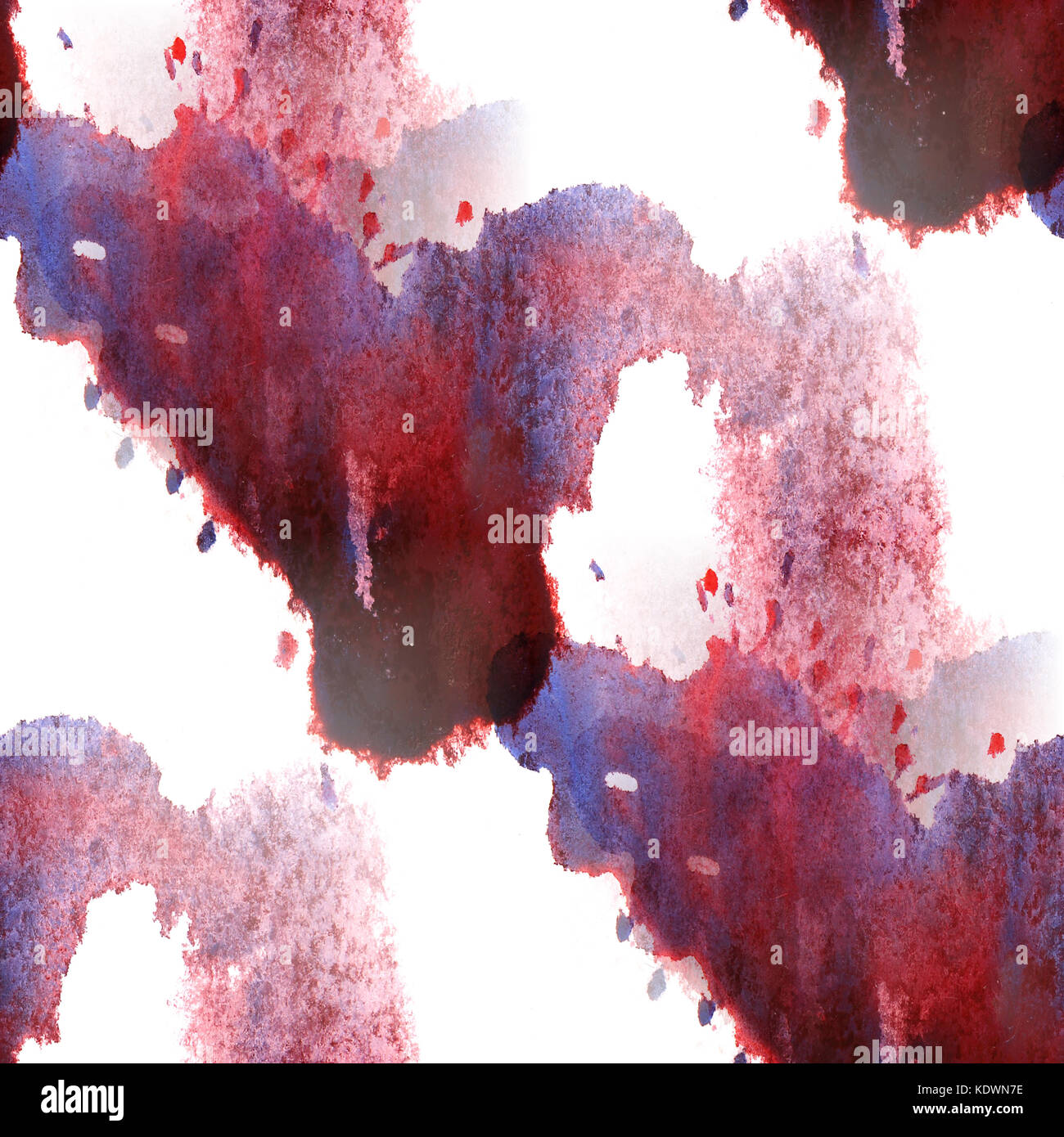 modern artist seamless cherry, blue watercolor wallpaper textur Stock ...