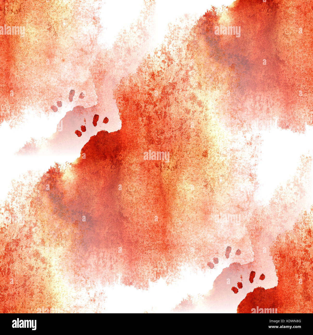 modern artist seamless orange, red watercolor wallpaper texture Stock ...